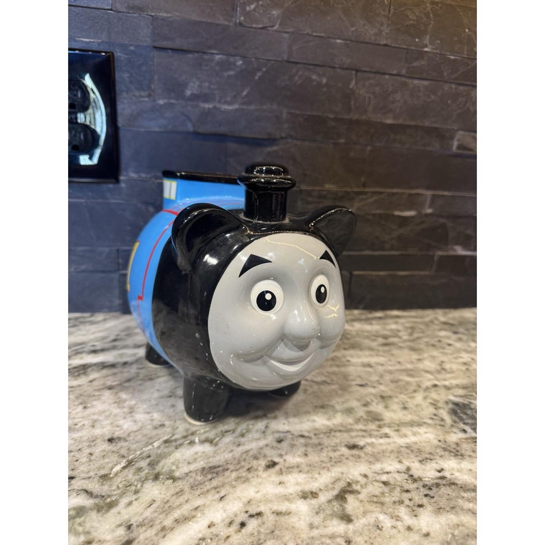 Classic, Rare, Thomas the Train, Ceramic Piggy Bank, From Thomas ...