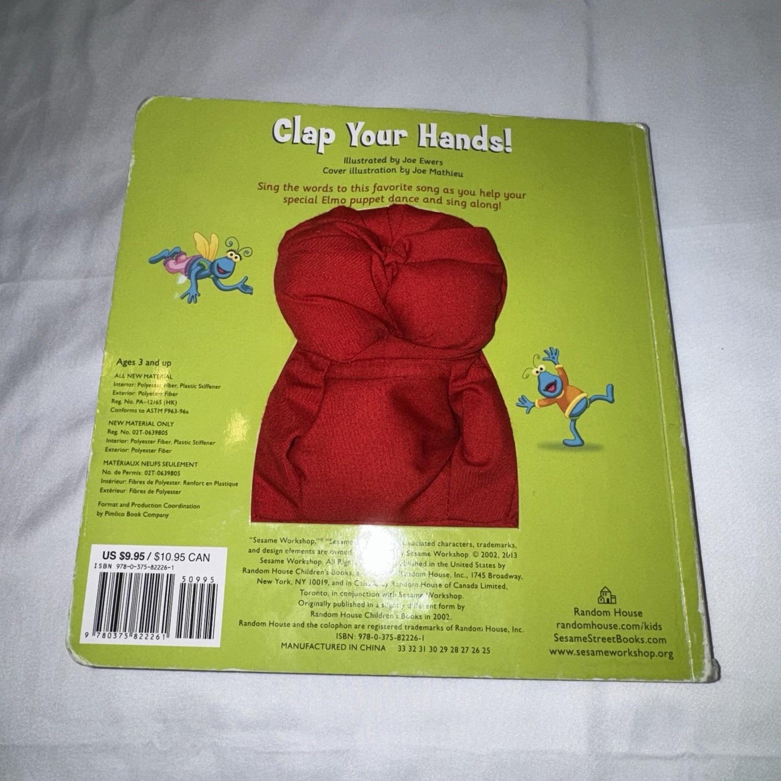 Vintage Clap Your Hands! (sesame Street) (puppet Books) by Random House ...