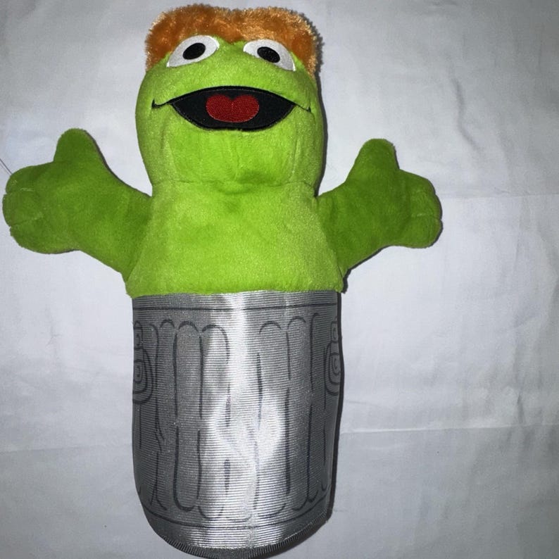 Sesame Street Oscar the Grouch 13" Plush Doll Just Play 18+ Months Kids ...