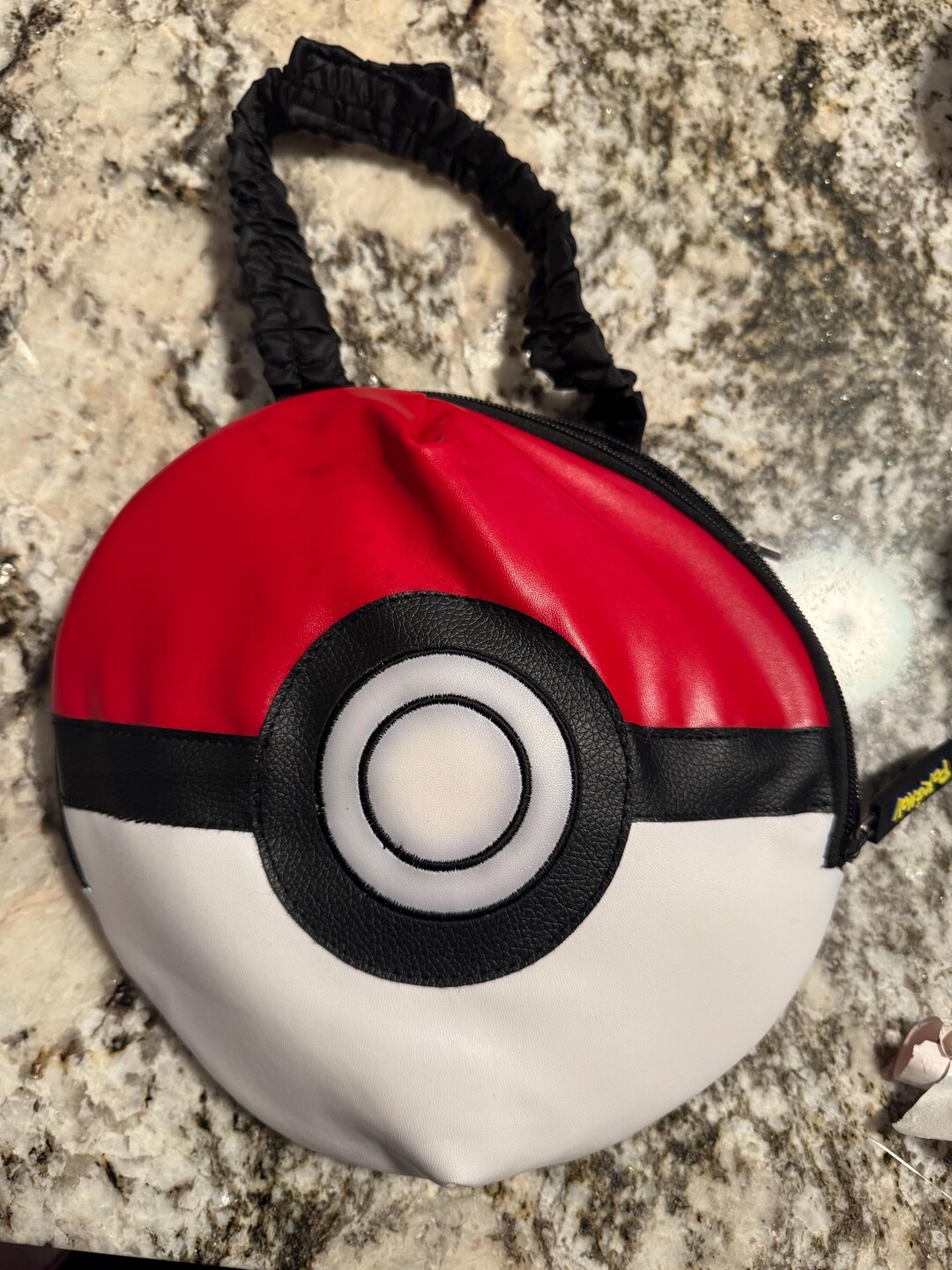 Vintage Pokemon GO Pokeball Poke Ball 17" Round Backpack Bag Nintendo ...