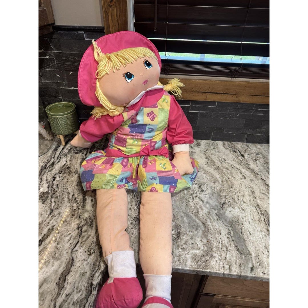 Big Dolly Life Size Rag Doll RARE Well-made Toy Company Vintage - Etsy