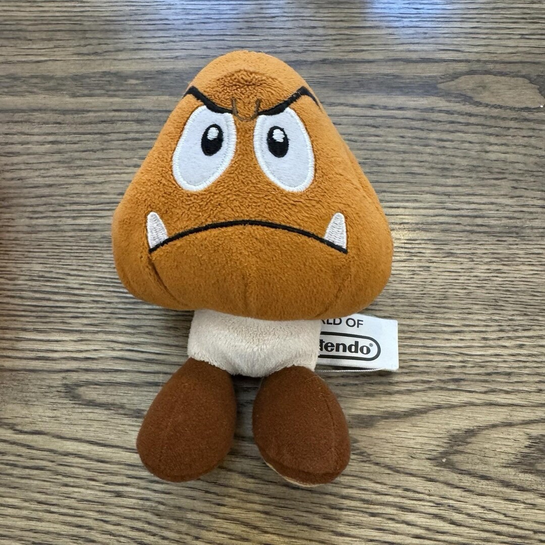 Goomba Plush Little Buddy World of Nintendo Super Mario 6" Stuffed Toy ...