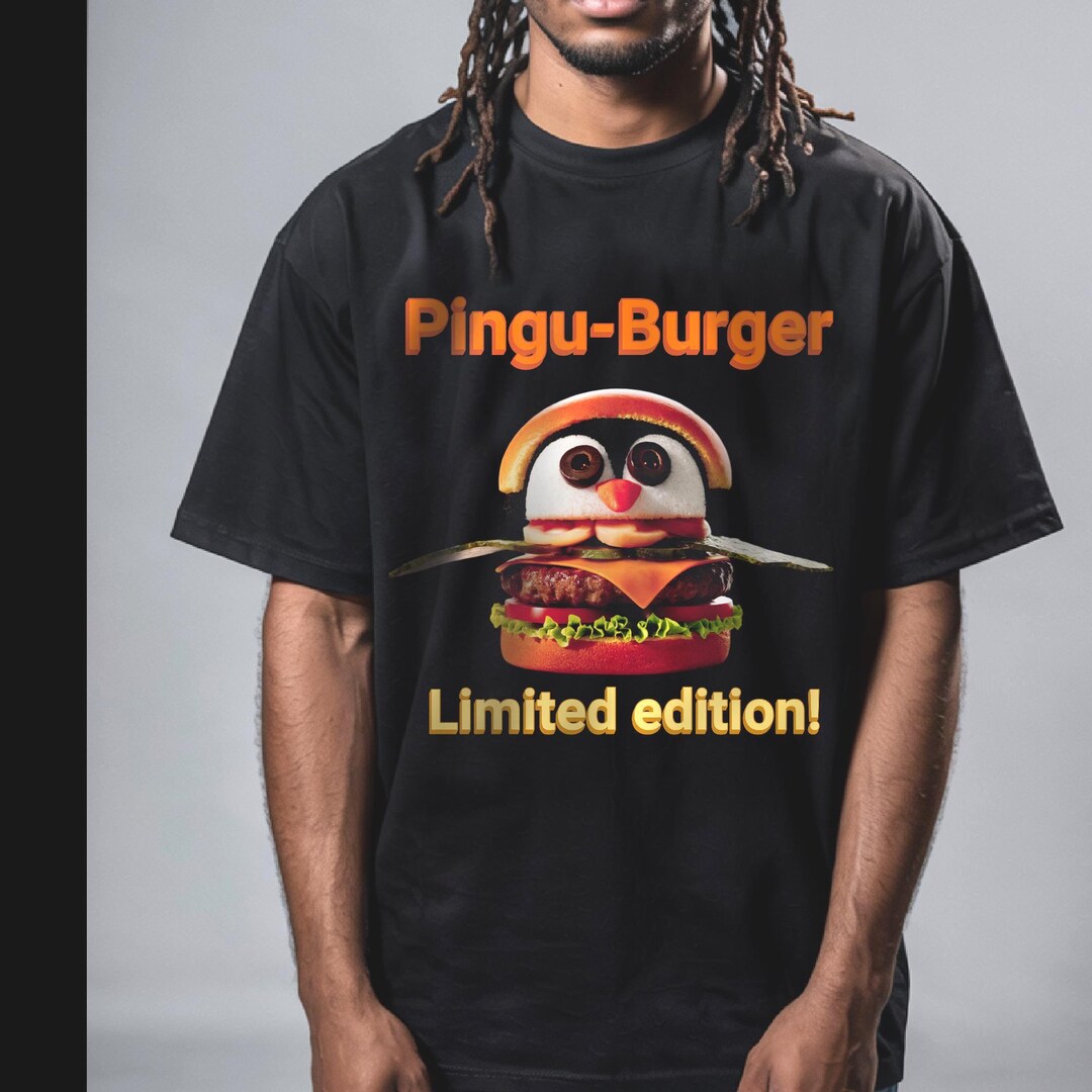 Pingu-burger – Limited Edition Unisex T-shirt - Etsy
