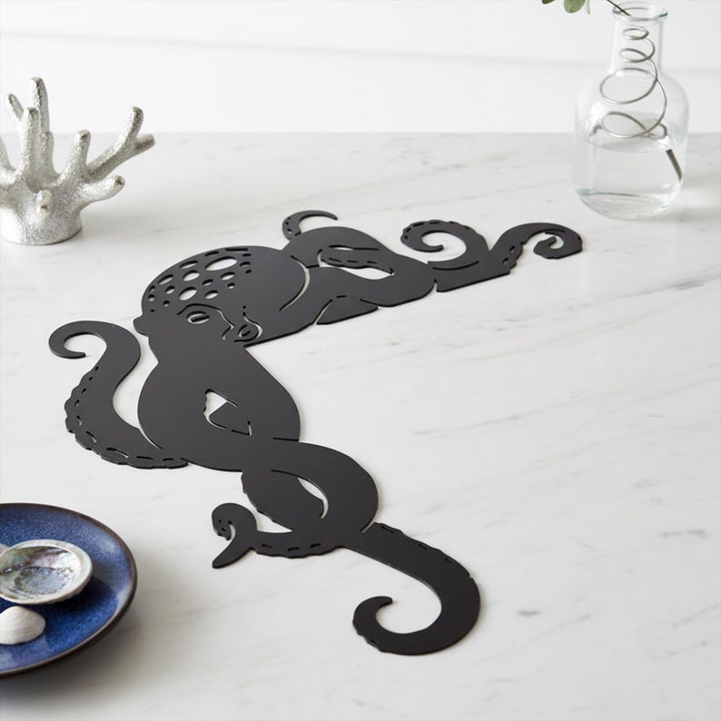Dragon Door Topper, Octopus Door Frame Decor, Octopus Entryway Art ...