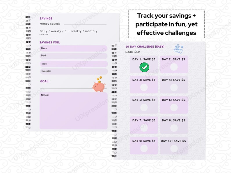 Password & Budget Organizer Printable | Bills, Wifi, Loans, Savings ...