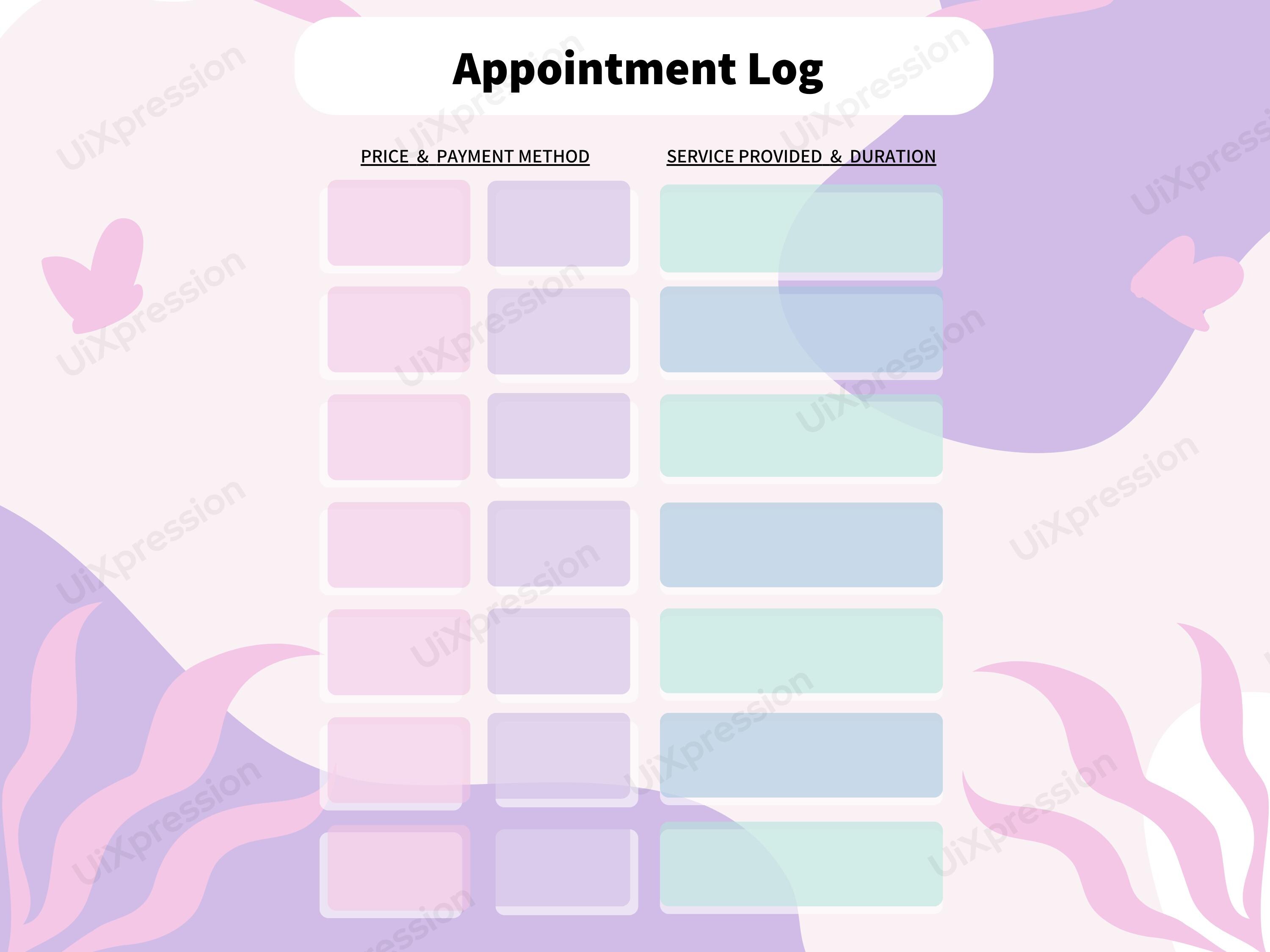 Client Tracker Template for Beauty Business – Canva + Printable PDF ...