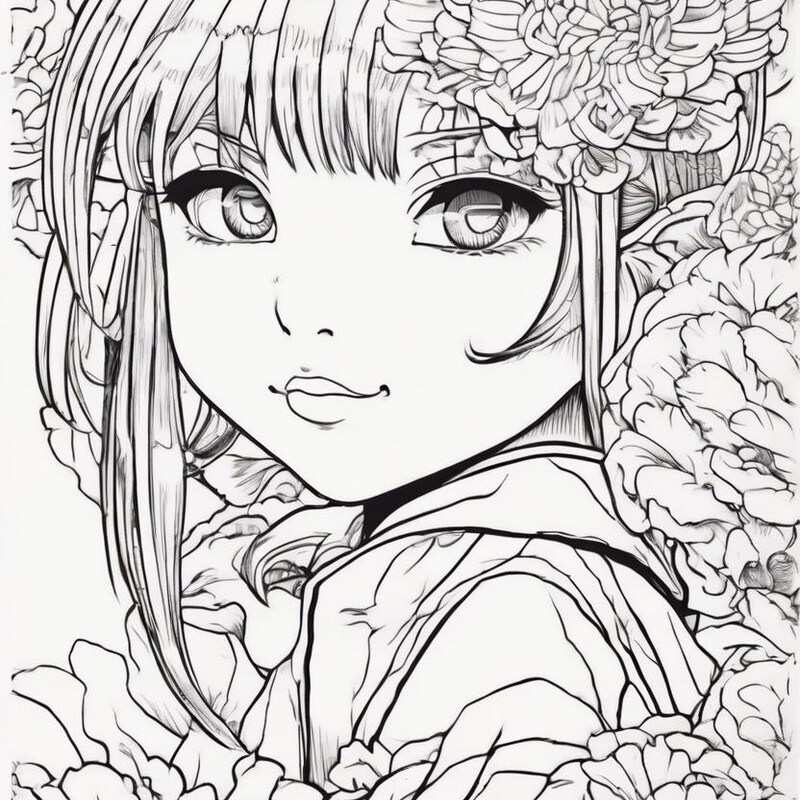 Monochrome Colouring Book - Etsy