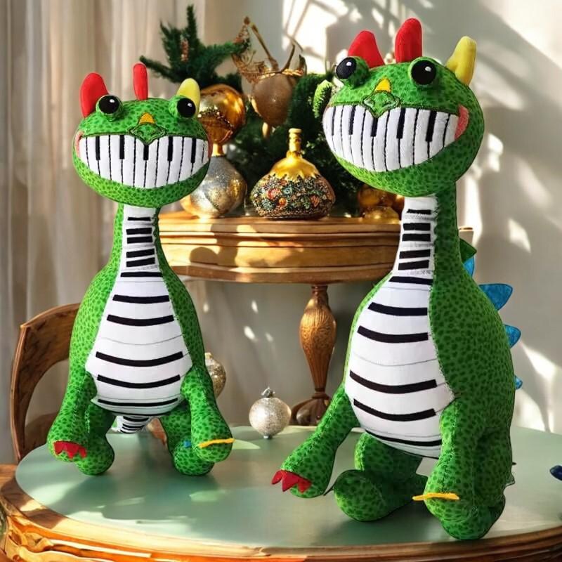 Pianosaurus Plushie - Etsy