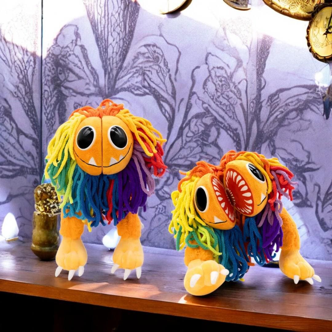 Yarnaby Colorful Lion Animal Poppy Playtime Doll Smile Critter Toy ...