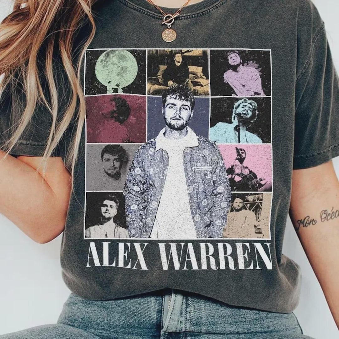 Alex Warren Tour 2025 Vintage Graphic Tee - Official Concert Merch - Etsy