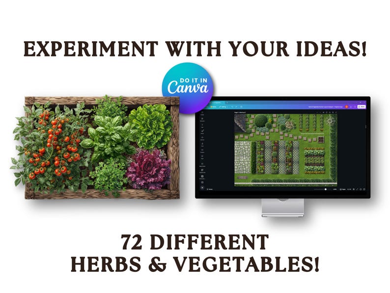 DESIGN Your GARDEN in CANVA Today!! Canva *free* is All You Need!! - Etsy