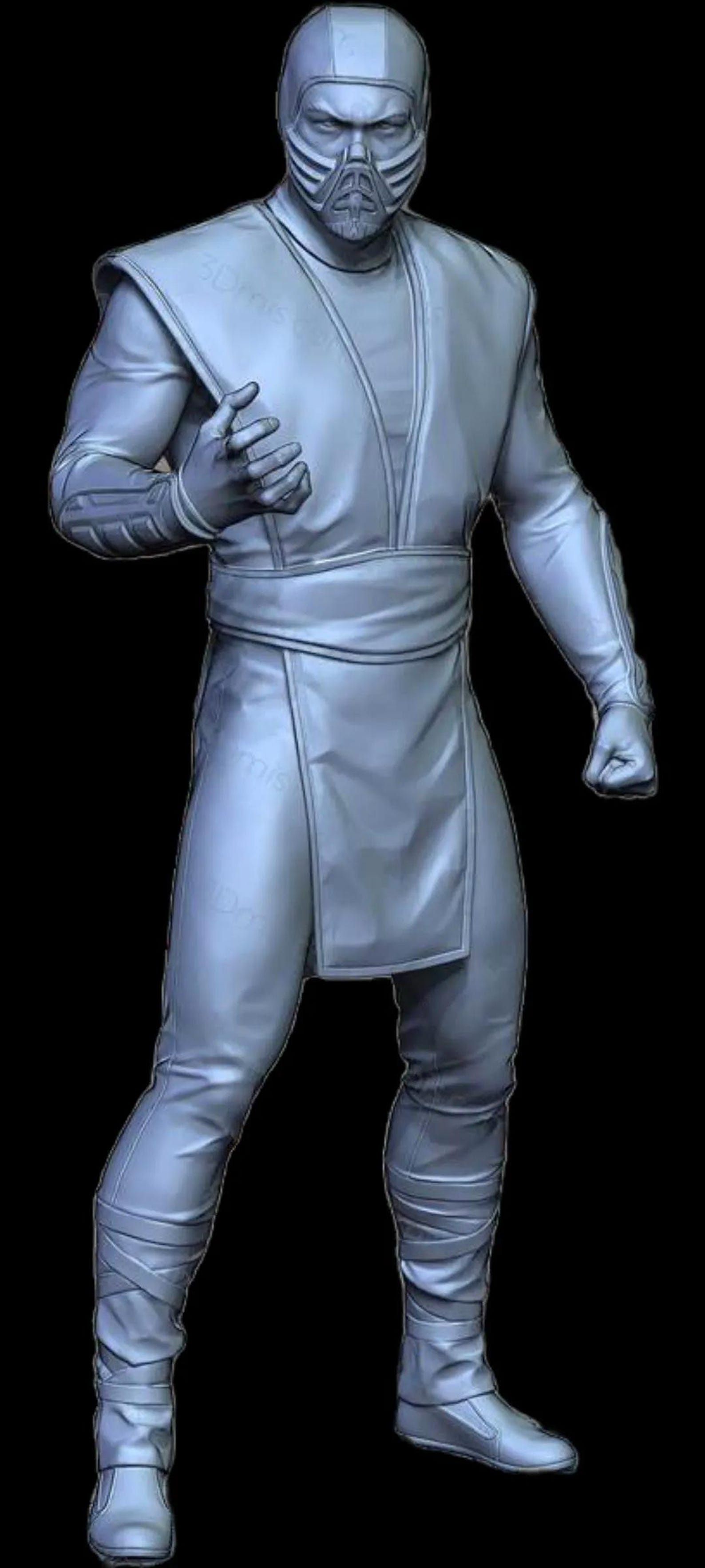 Sub-zero 3D STL Printable Model - Mortal Kombat Character, Collectible ...