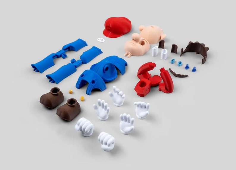 Super Mario 3D Print Model - Printable STL File - Etsy UK