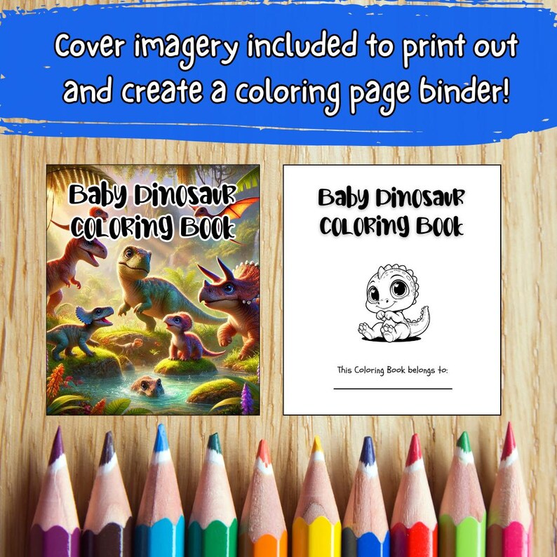 Baby Dinosaur Coloring Pages, A Bold and Easy Printable Instant ...