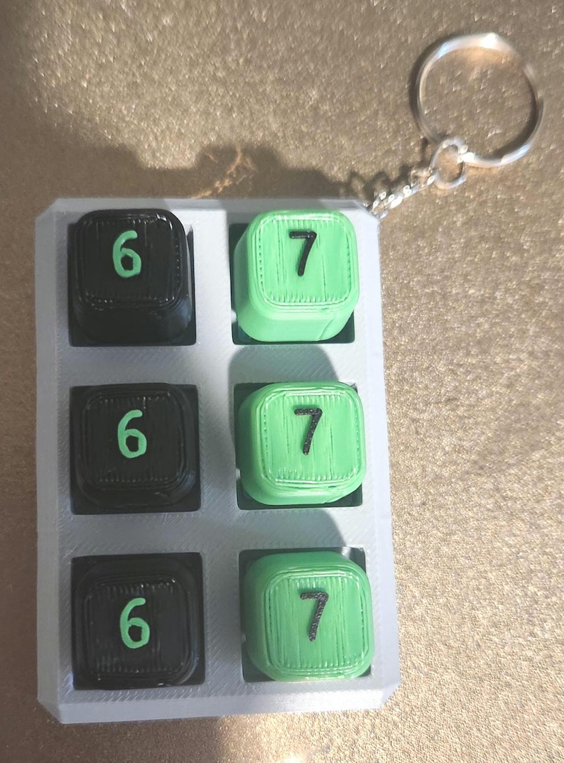 Mechanical Keyboard Fidget Clicker | Satisfying Key Switch Desk Toy ...