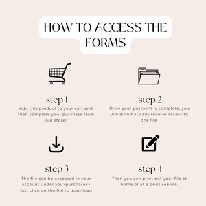 Editable Business Forms Bundle: 25 Printable Canva Templates - Etsy