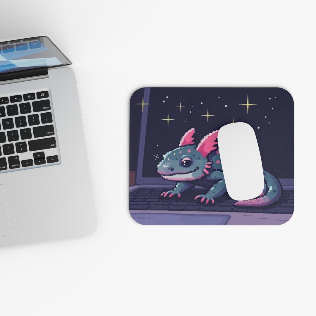 Axolotl Mouse Pad, Axolotl Gift, Office Decor, Gifts for Animal Lovers ...