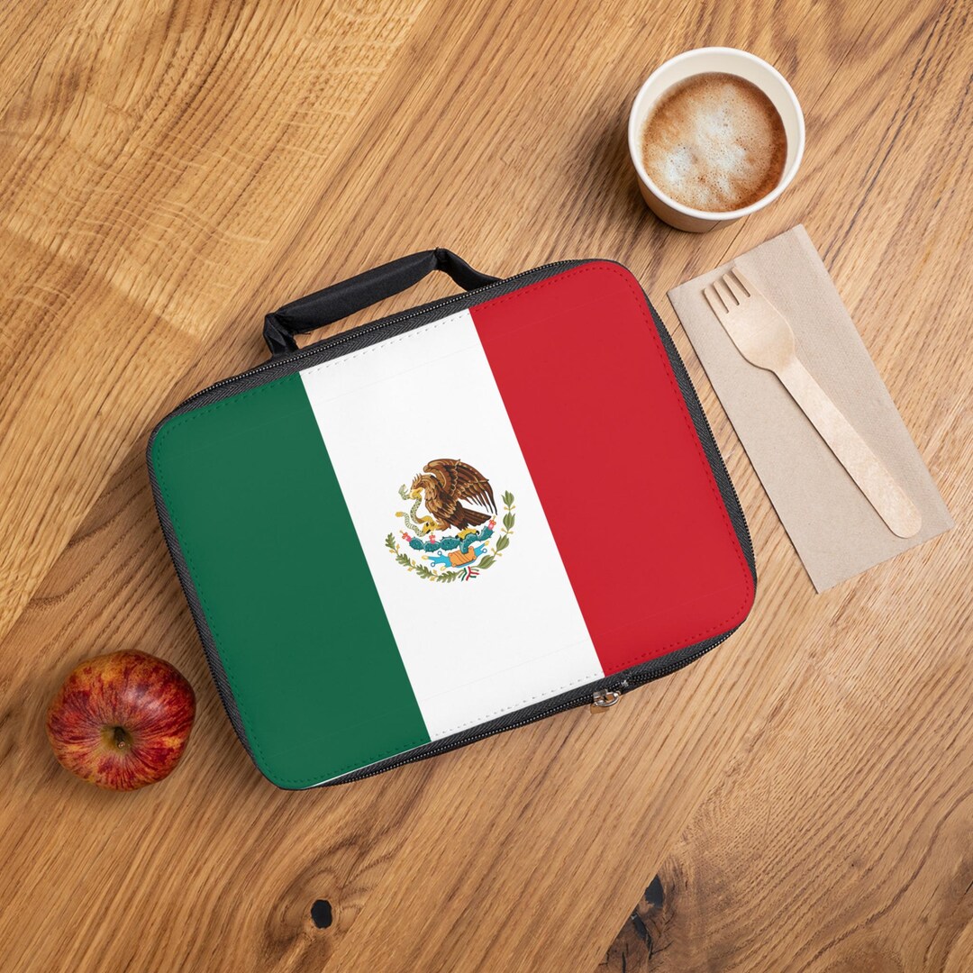 Mexican Flag Lunch Bag, Mexico Flag Lunch Box, Mexican Lunch Tote ...