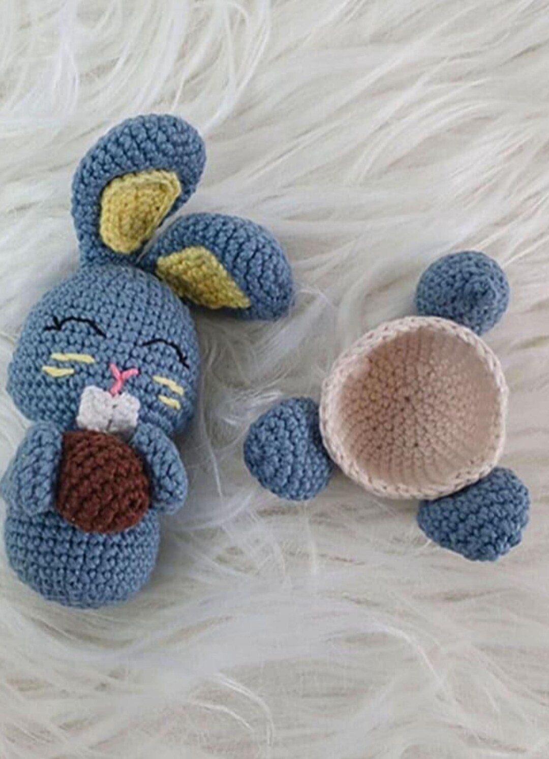 Roger the Easter Bunny Crochet Pattern – Cute PDF Amigurumi Rabbit Toy ...