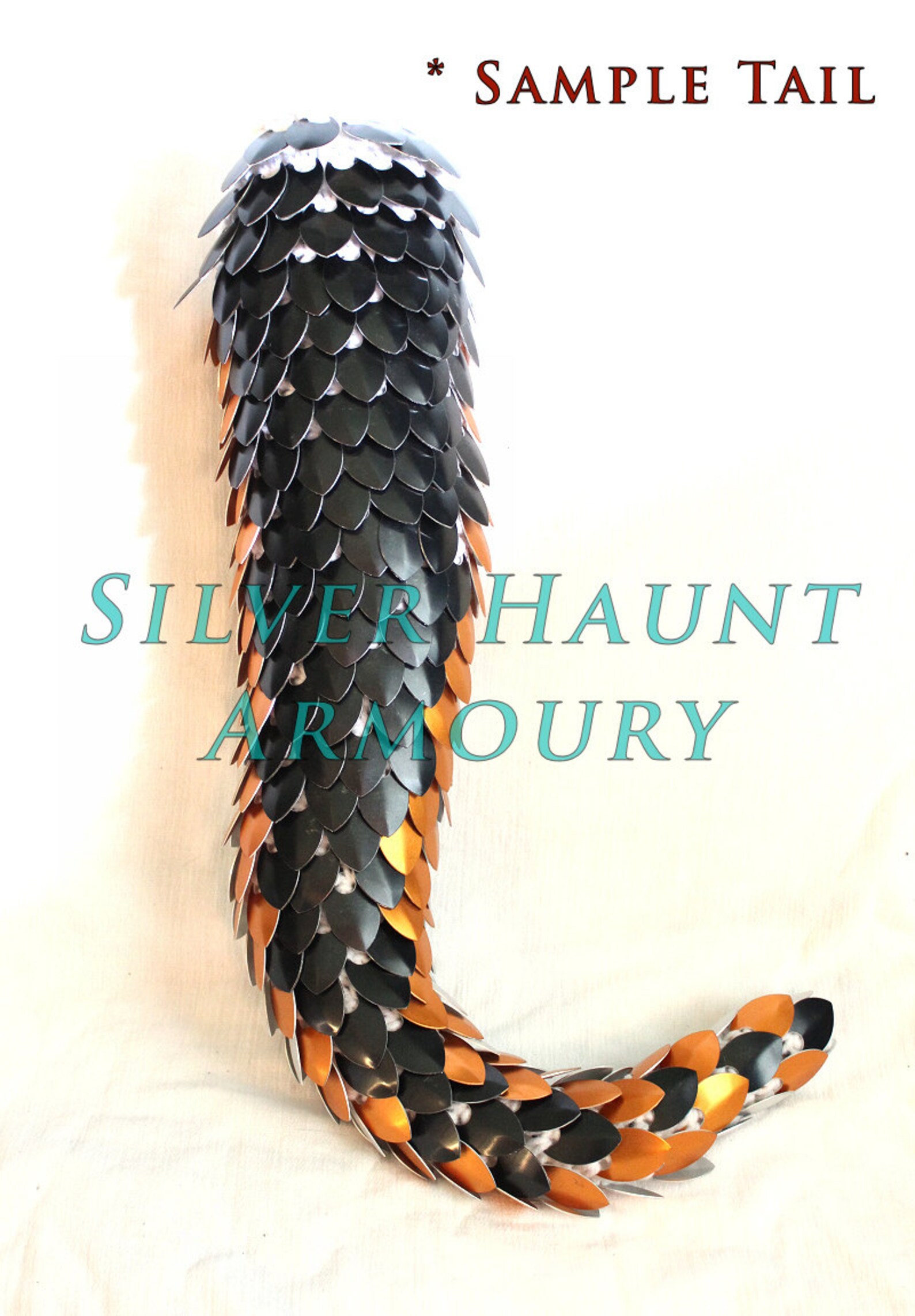 Silver Haunt Armoury's Crochet Dragon Tail Tutorial - by Brittany Ward ...