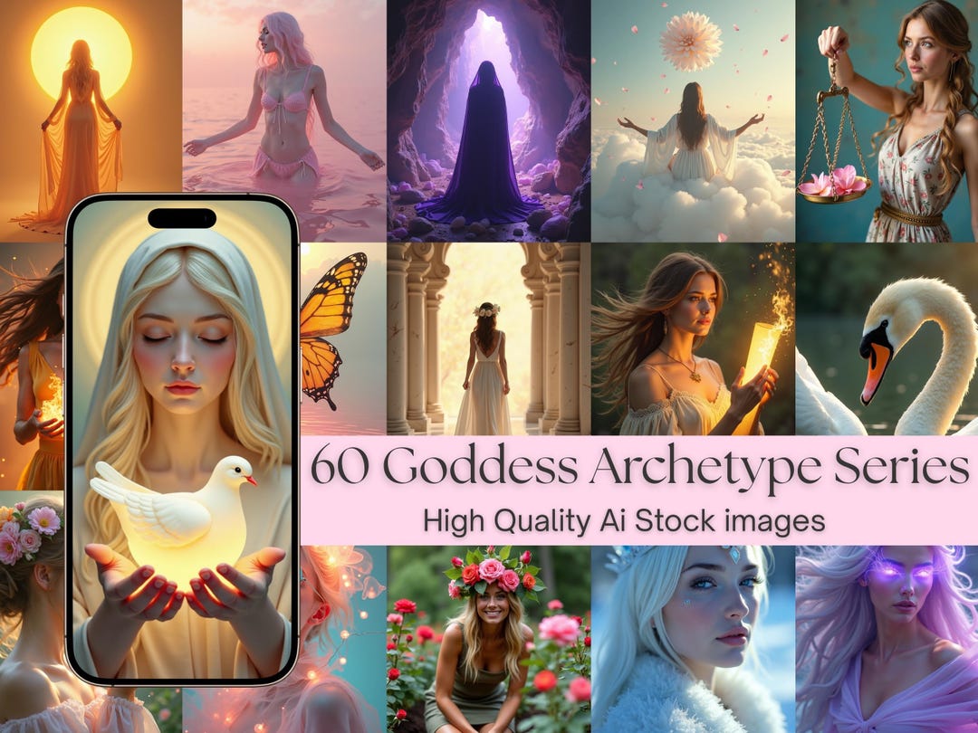 60 Goddess Archetype Stock Photos | Divine Feminine Branding Images ...