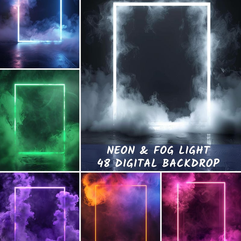 Neon Photo Backdrop - Etsy