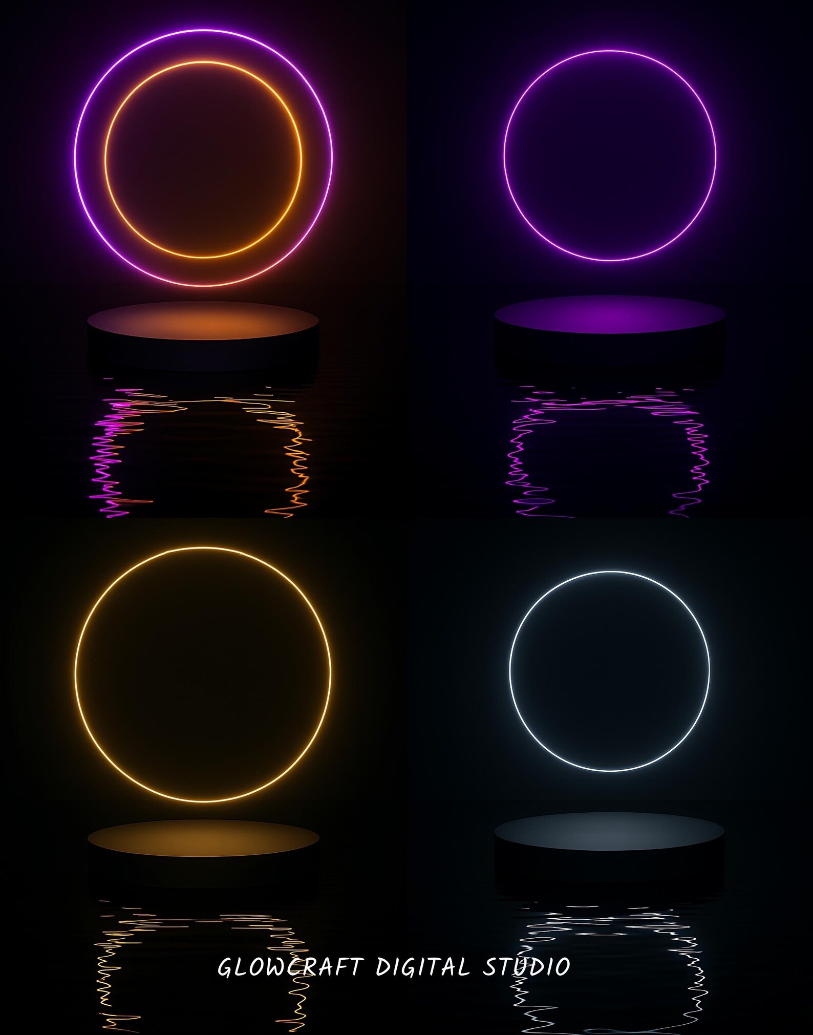 Black Water Podium Backdrops | Dark Stage Spotlight Maternity ...