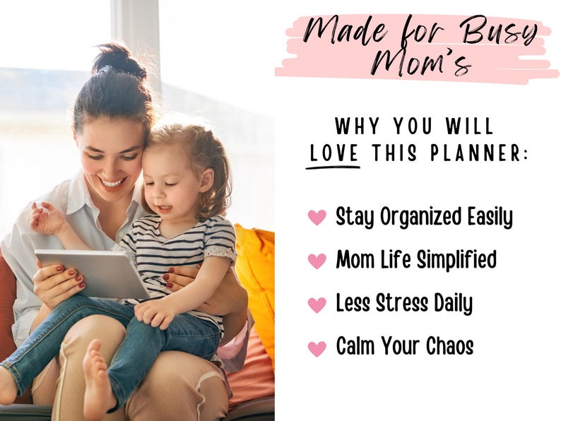 All in One Planner 2026 Digital Planner for Busy Mom: iPad Goodnotes ...