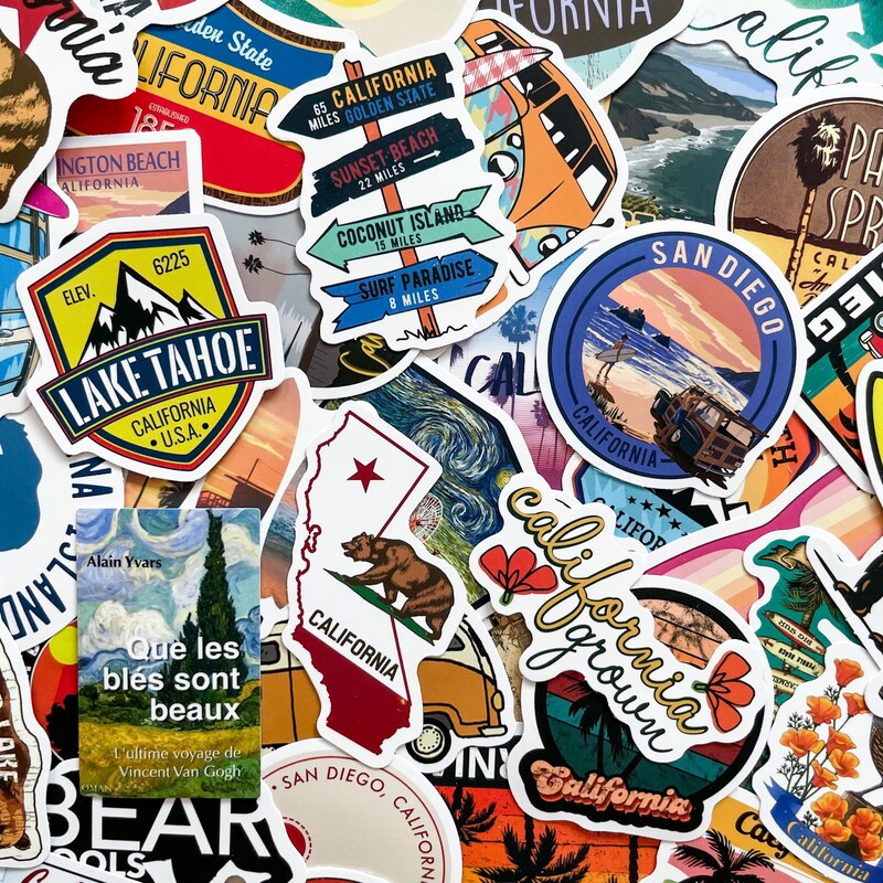 California Stickers - Etsy