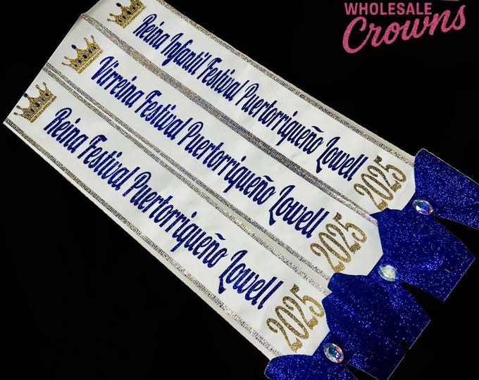 PAGEANT SASH, Debutante & Debonaire , Beauty Pageant, Employee of the ...