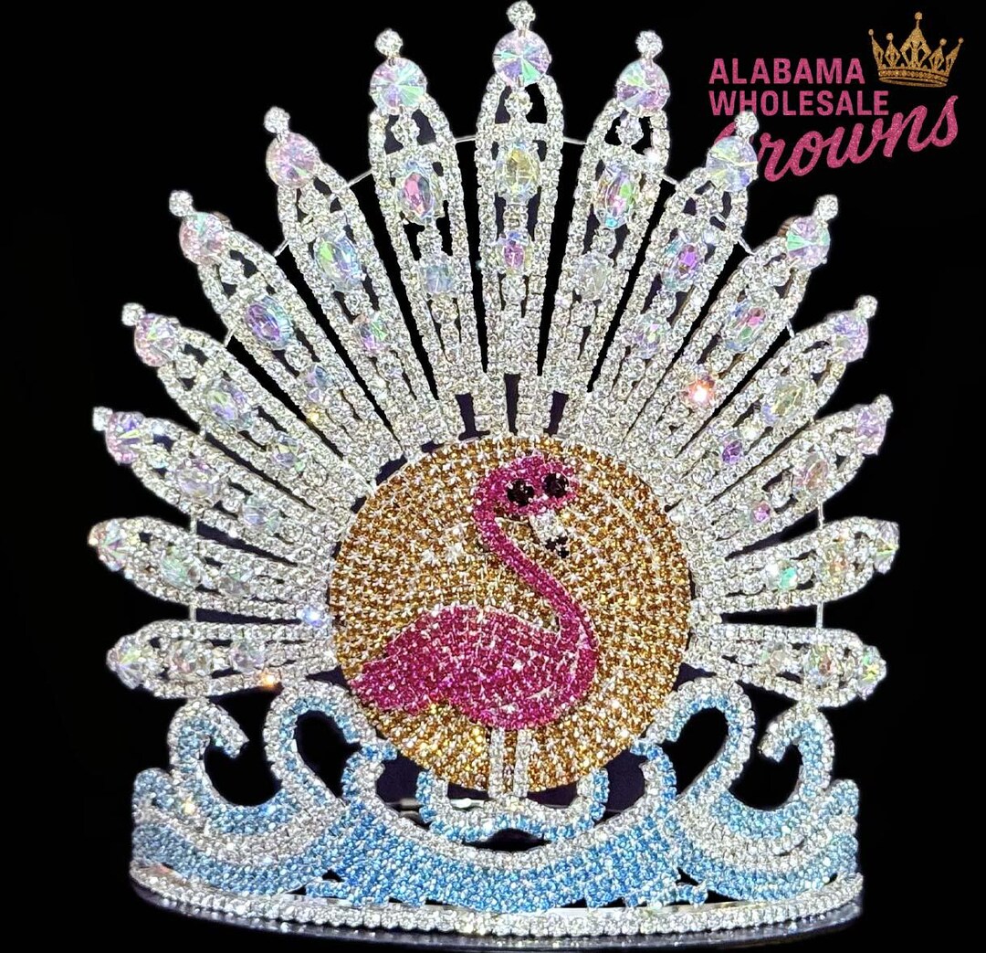 Flamingo Fabulous Series Crown -8" - Etsy