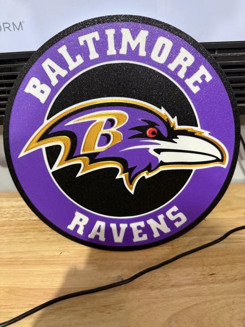 Baltimore Ravens Wall Plaque Sign - Etsy