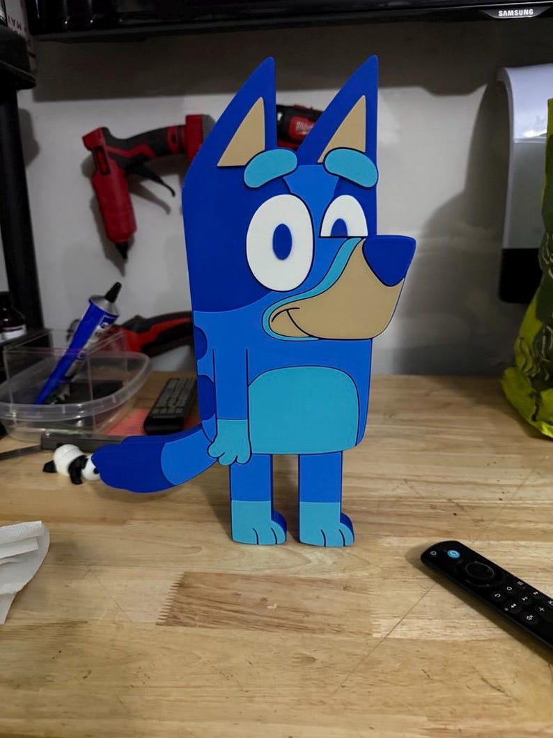 Bluey Wall Plaque Sign - Etsy