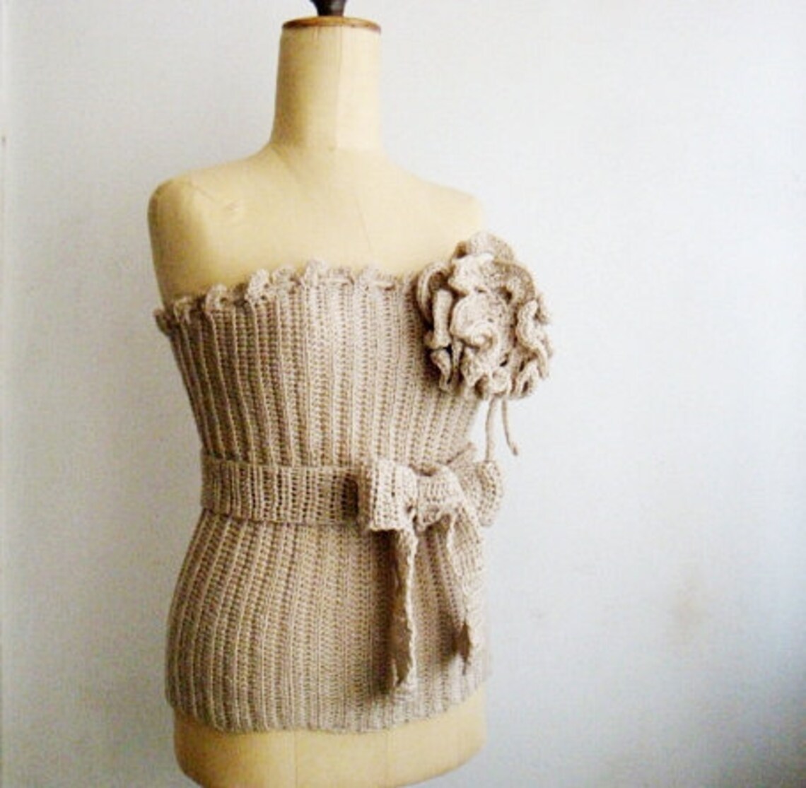 Crochet PATTERN Bustier Crocheted Corset Top 2 - Etsy