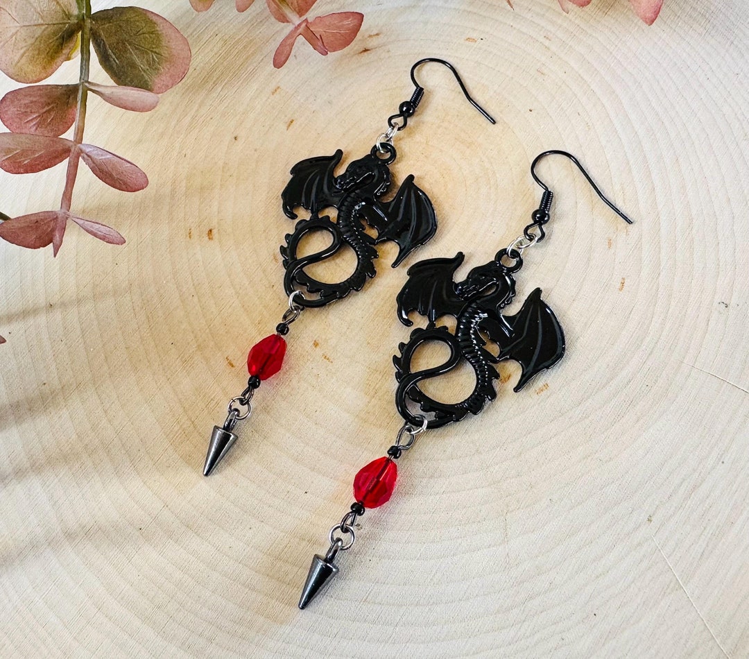 Sylus Love and Deepspace Inspired Earring Set - Sylus Myth / Dragon ...