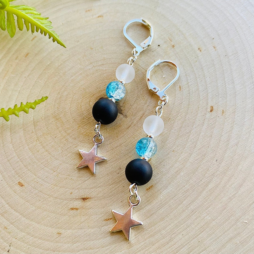 Jujutsu Kaisen Satoru Gojo Beaded Earring Set - Anime Earrings / Anime ...