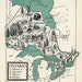 Ontario Canada Map Art - High Res DIGITAL IMAGE of a 1940s Vintage ...