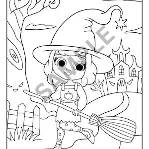 Spooky Colors Halloween Coloring Pages/ Printable Coloring Book / PDF ...