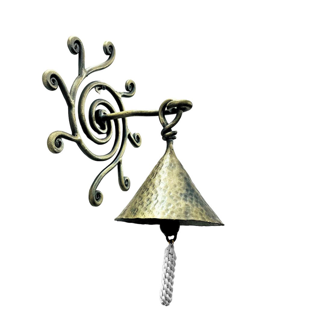 Vintage Large & Loud Farmhouse Dinner Bell Wall-mounted Outdoor/ Indoor ...