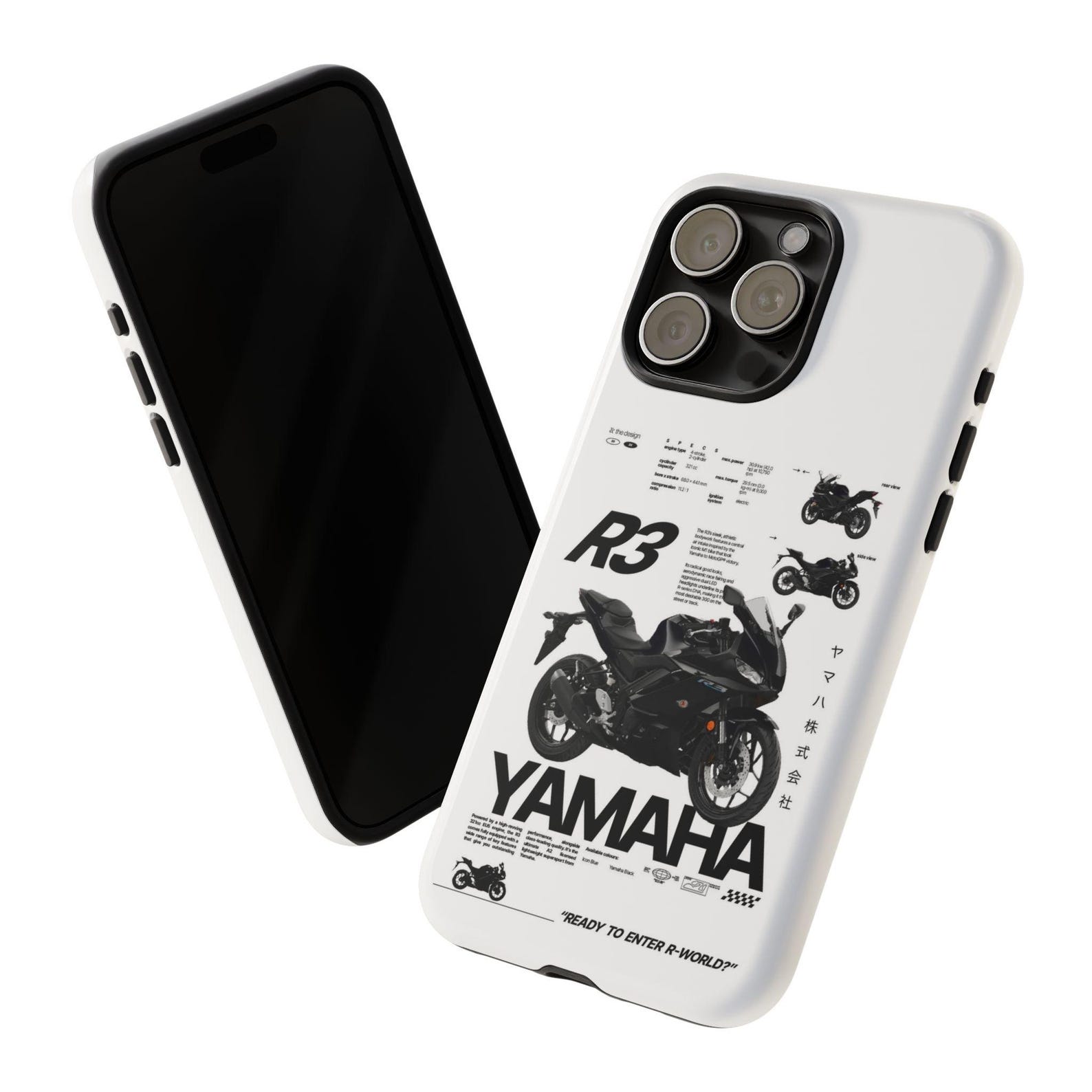 Yamaha Motorcycle Phone Case: 3D Wrap, Impact Resistant - Etsy