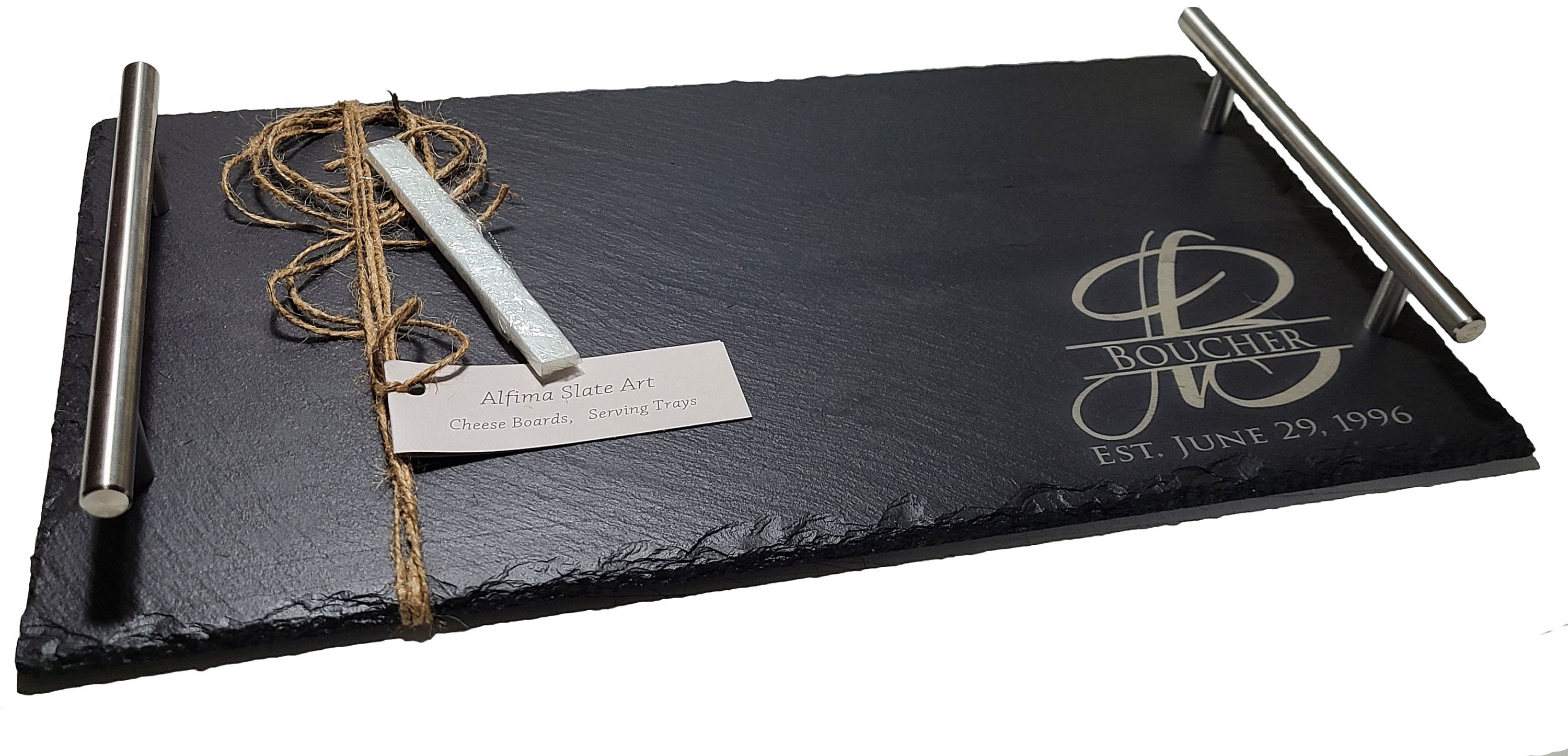 Slate Tray With Custom Laser Engraving - Etsy