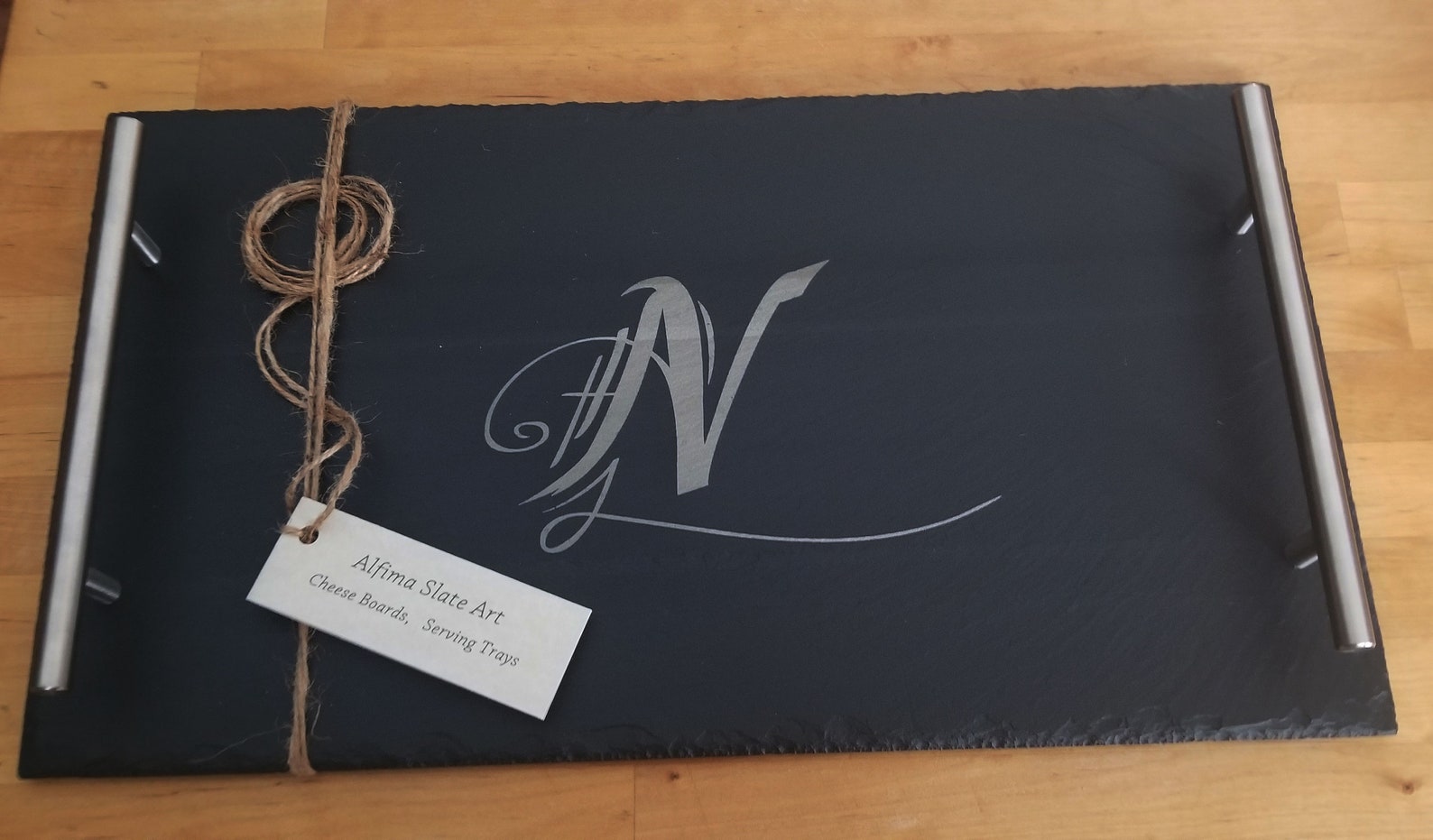 Slate Tray With Custom Laser Engraving - Etsy