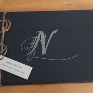 Slate Tray With Custom Laser Engraving - Etsy