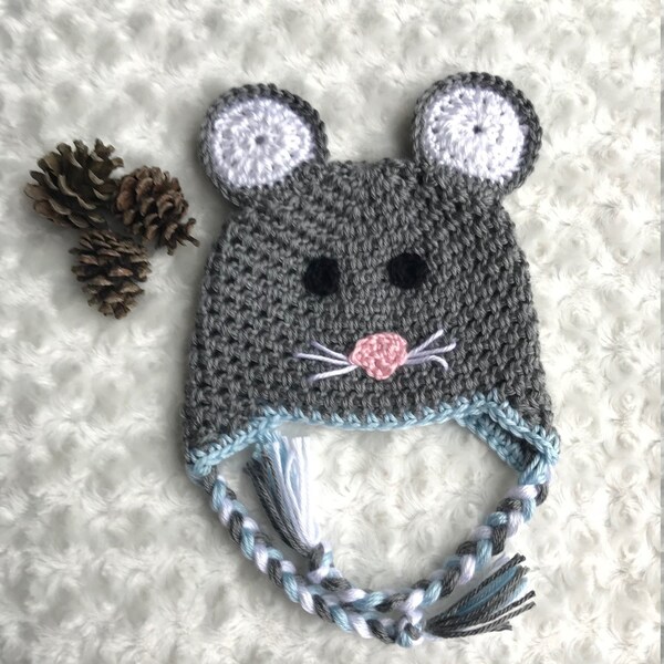 Mouse Hat - Etsy
