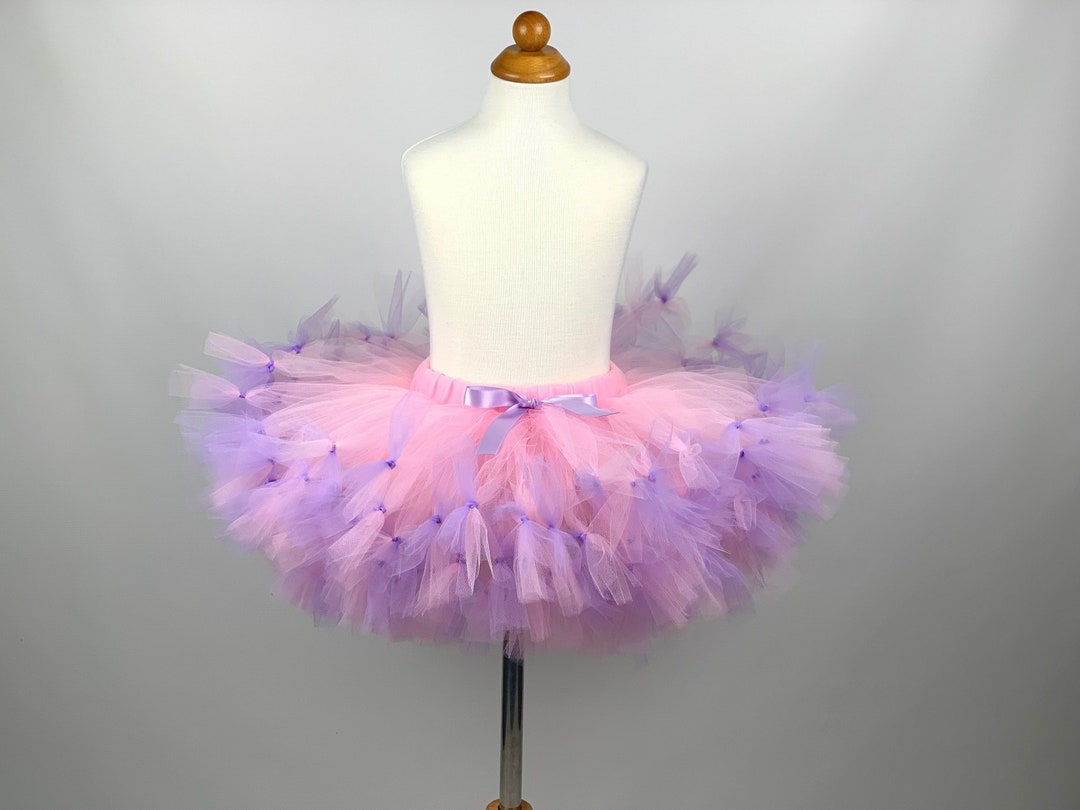 Pink and Lavender Sewn Petti Tutu, Purple and Pink Birthday Party ...