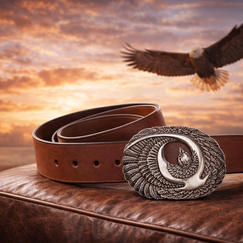 Belt Buckle Eagle Vintage - Etsy