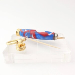 Keychains, Secret Compartment Red, White and Blue - Etsy