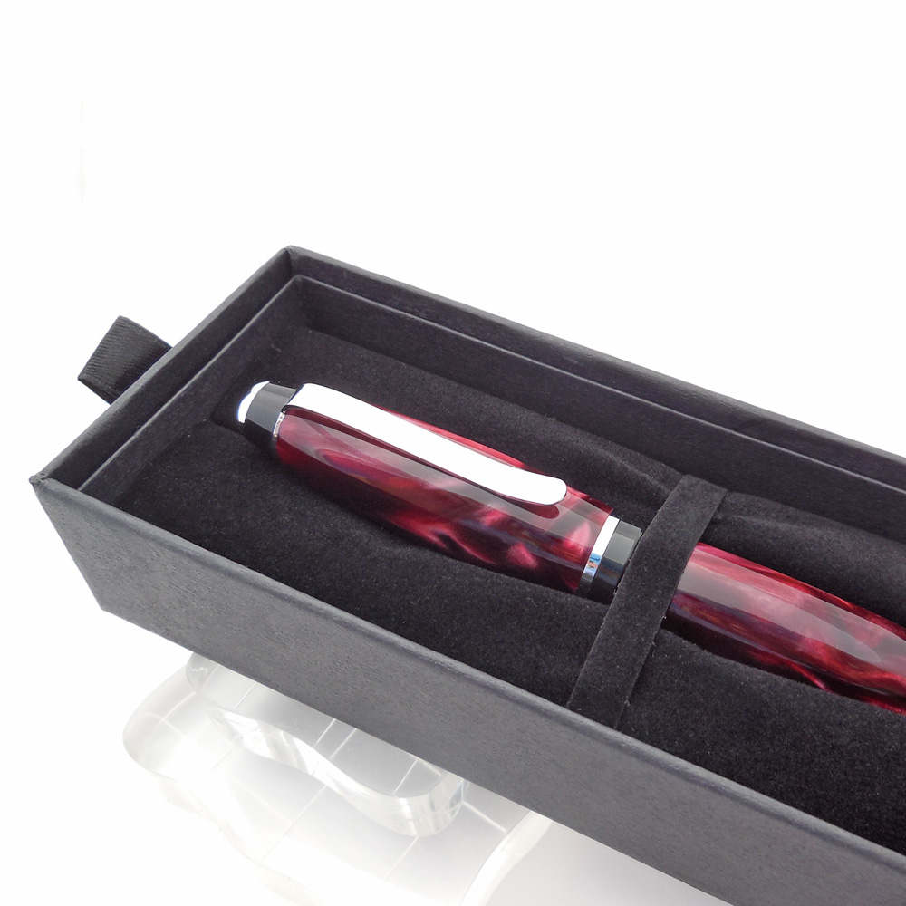 Cigar Style Pen, Handmade in Burgundy Color - Etsy