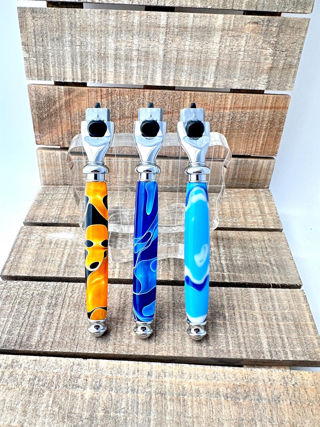 Razor Handles, Gillette Mach 3 or Venus Razor, Handle With Chrome ...