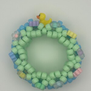 Kandi Duck Rotator Cuff Bracelet, Customizable, Premade, Party Favors ...